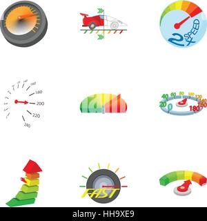 Speedometer and odometer icon, cartoon style Stock Vector Image & Art ...