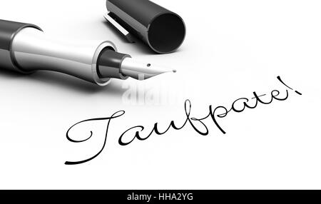 pen concept - godfather! Stock Photo - Alamy