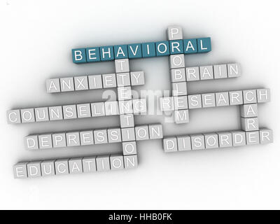 Behavioral Therapy, word cloud concept on white background Stock Photo ...