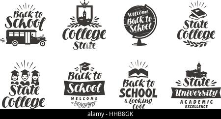 Beautiful Education Vector Icons Set Stock Vector Image & Art - Alamy