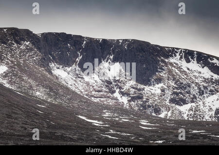 Coire an t-Sneachda in snow, the Northern Corries, Cairngorms National ...