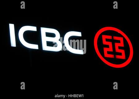 das Logo der Marke "ICBC", Berlin Stock Photo - Alamy