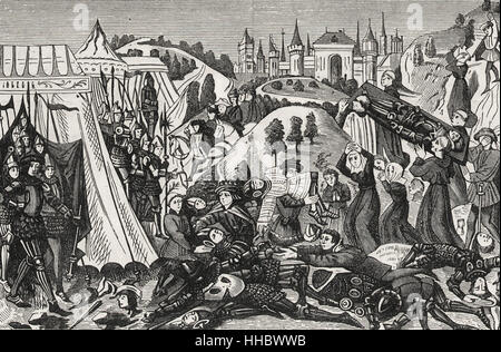 King Harold at the Battle of Hastings, 1066 Stock Photo - Alamy