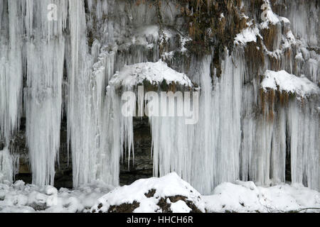 ice, pendant, icicle, icicles, germany, german federal republic, river ...