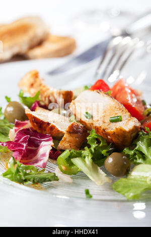 Salat Mit Kalter Hhnchenbrust
