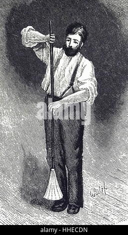 Making a glass bottle. From W.J. Gordon Foundry, Forge and Factory ...