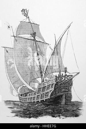 A 15th century Caravel Stock Photo: 51260411 - Alamy