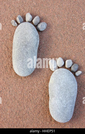 stone, foot, feet, silicic, pebbles, pebble, pictogram, symbol ...