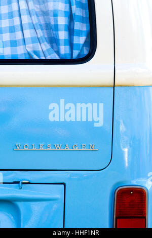 rear end of classic vintage blue Cadillac coupe de ville Stock Photo ...