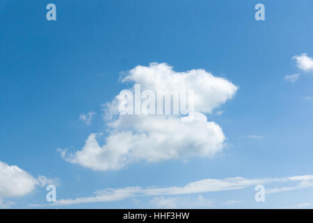 white clouds floating on a background of blue sky Stock Photo - Alamy
