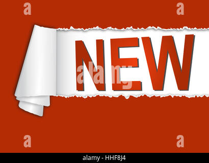 gaping paper special offer Stock Photo - Alamy