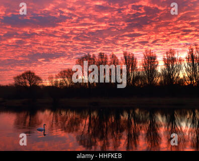 Peterborough Rowing Lake, UK Stock Photo - Alamy