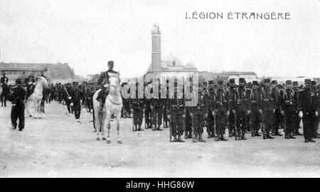 postcard depicting the French Foreign Legion in North Africa during ...