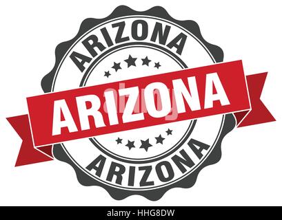 Arizona round ribbon seal Stock Vector Image & Art - Alamy