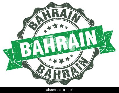 Bahrain round ribbon seal Stock Vector Image & Art - Alamy