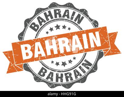 Bahrain round ribbon seal Stock Vector Image & Art - Alamy
