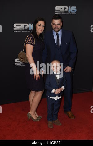 Bradley Lowery with his parents attending BBC Sports Personality of the ...