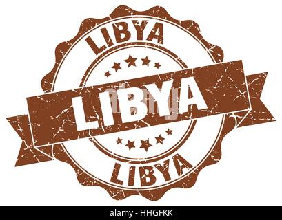 Libya round ribbon seal Stock Vector Image & Art - Alamy