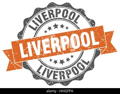 Liverpool round ribbon seal Stock Vector Image & Art - Alamy