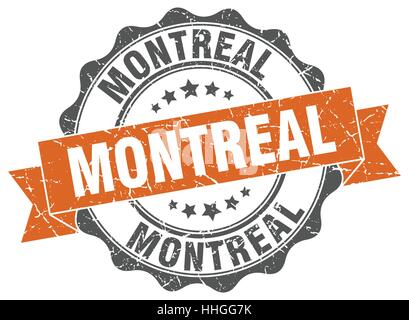 Montreal round ribbon seal Stock Vector Image & Art - Alamy