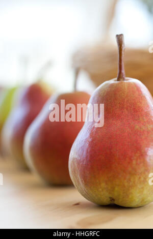 ripe, progenies, fruits, row, fruit, oblique, raw, pear, bulb, pears ...