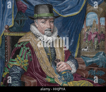 Portrait of Philip Willem, Prince of Orange, Johannes Wierix, 1600 He ...