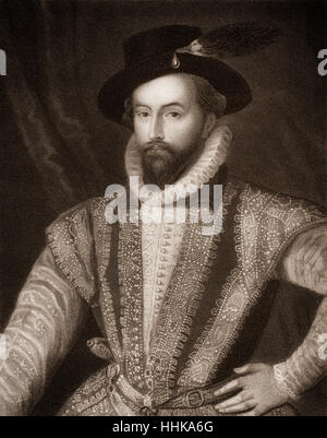Sir Walter Raleigh ( 1554 – 1618) was an English landed gentleman ...