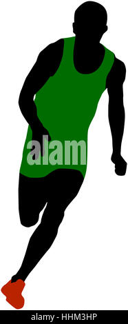 Muscular man, illustration Stock Photo - Alamy