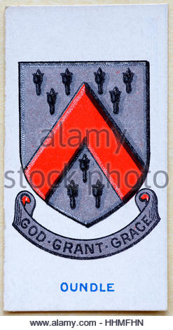 Badge of Oundle school Stock Photo - Alamy