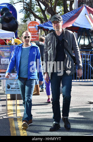 Stephen Merchant enjoying a day out at Universal CityWalk in Hollywood ...