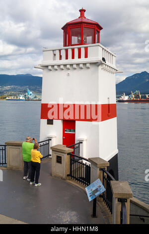 Brockton Point Lighthouse (1914), designed by Thomas Hayton Mawson ...