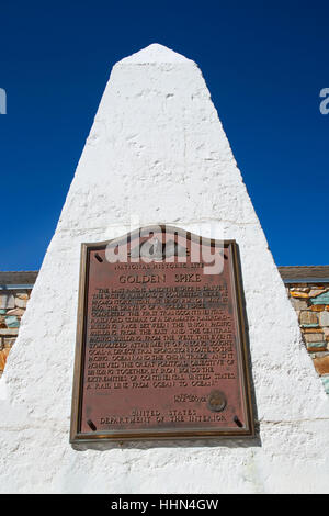 Golden Spike National Historic Site commemorates the completion of the ...