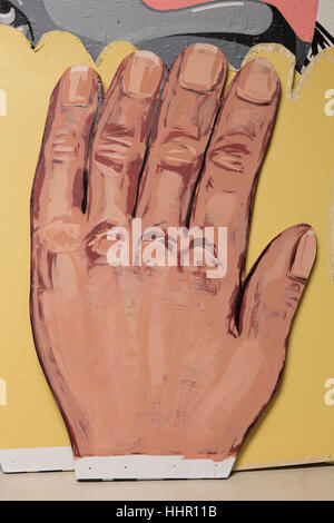 Seattle, USA. 19th Jan, 2017. Norma Baum at the Womxn's March Art Build ...