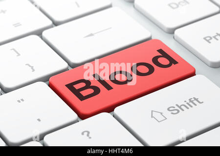 Healthcare concept: Blood on computer keyboard background Stock Photo ...