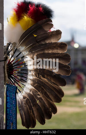 Feather bustle. Cheyenne River Sioux Tribe Fair, Rodeo and Pow Wow ...