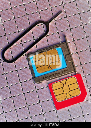 Talk Talk sim phone card and holder Stock Photo - Alamy