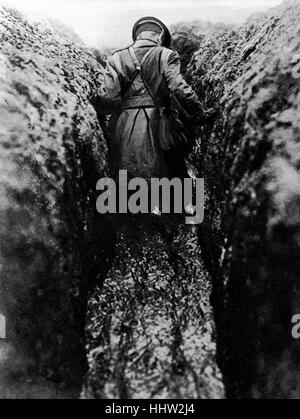 Winter on the Western front, WW1 Stock Photo - Alamy