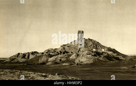 Borsippa, Iraq - The ziggurat - Tower of Babel Stock Photo - Alamy