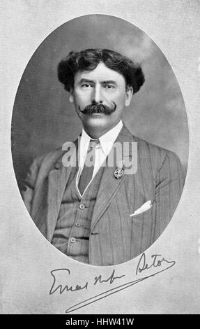 Ernest Thompson Seton (1860-1946), Canadian writer and naturalist, with ...