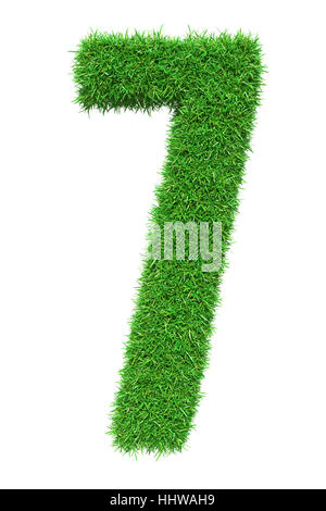 Green grass number 8 Stock Photo - Alamy