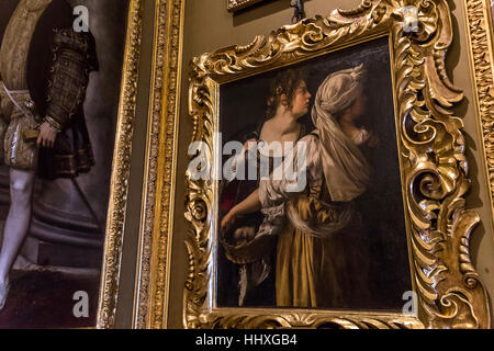 FLORENCE, ITALY, OCTOBER 28, 2015 : interiors and architectural details ...