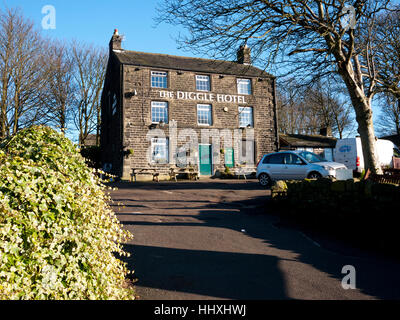 The Diggle Hotel, Diggle, Saddleworth, Greater Manchester, UK Stock ...