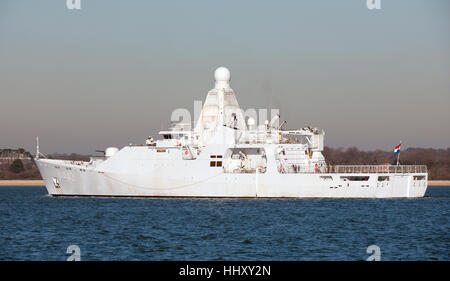 HNLMS Groningen (P843) Holland-class offshore patrol vessel operated by ...