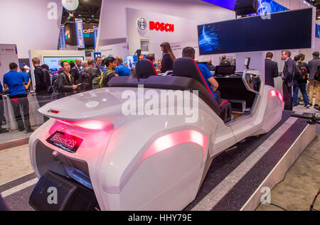 LAS VEGAS - JAN 08 : The Bosch booth at the CES show in Las Vegas on ...