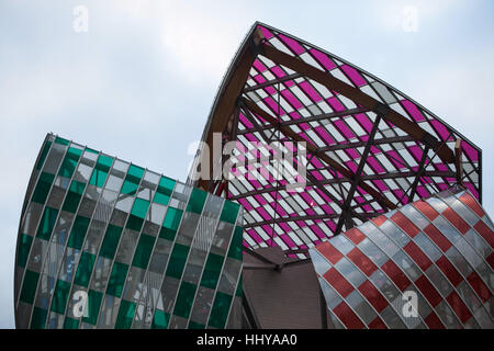 Observatory of Light by Daniel Buren on the Louis Vuitton Fondation by ...