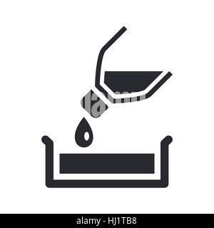 Vector illustration of single isolated pour icon Stock Photo - Alamy