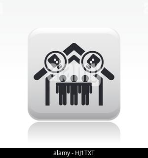 Vector illustration of single isolated reality-tv icon Stock Photo - Alamy