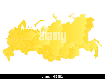 Kaliningrad Oblast, political map. Kaliningrad Region, federal subject ...