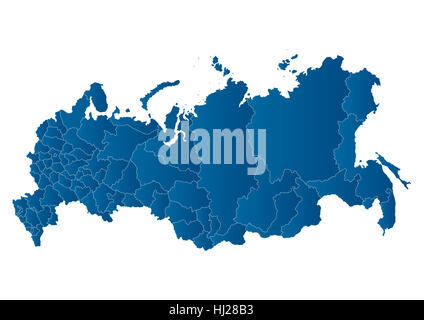 Kaliningrad Oblast, political map. Kaliningrad Region, federal subject ...