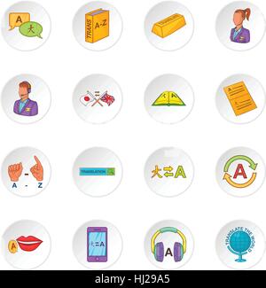 device electronic translator cartoon vector illustration Stock Vector ...